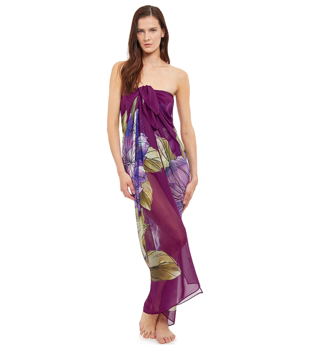 Gottex Women's Wild Flower Floral Pareo Cover Up at SwimOutlet.com