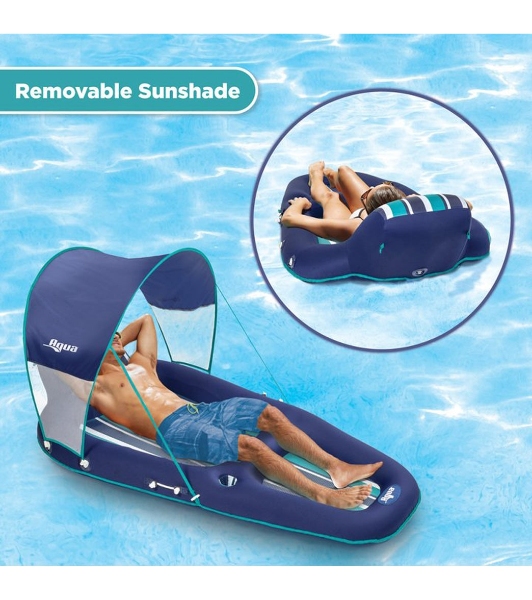 Aqua Leisure Oversized Luxury Lounge With Canopy at SwimOutlet.com