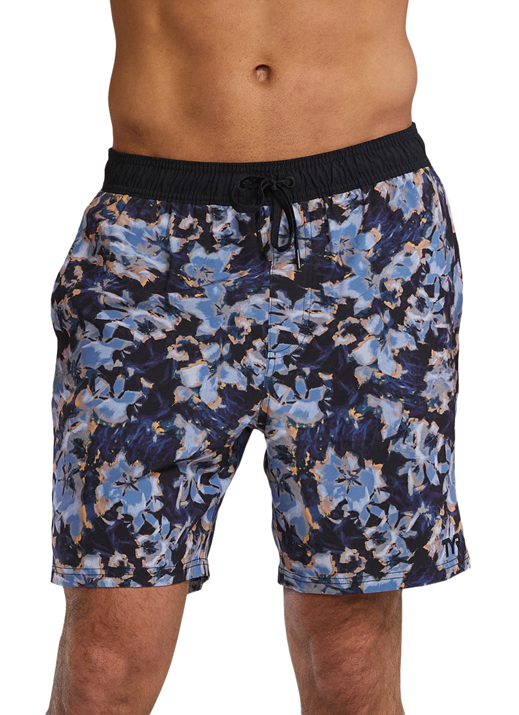 TYR Men's Print Skua 7" Volley Swim Trunks at SwimOutlet.com