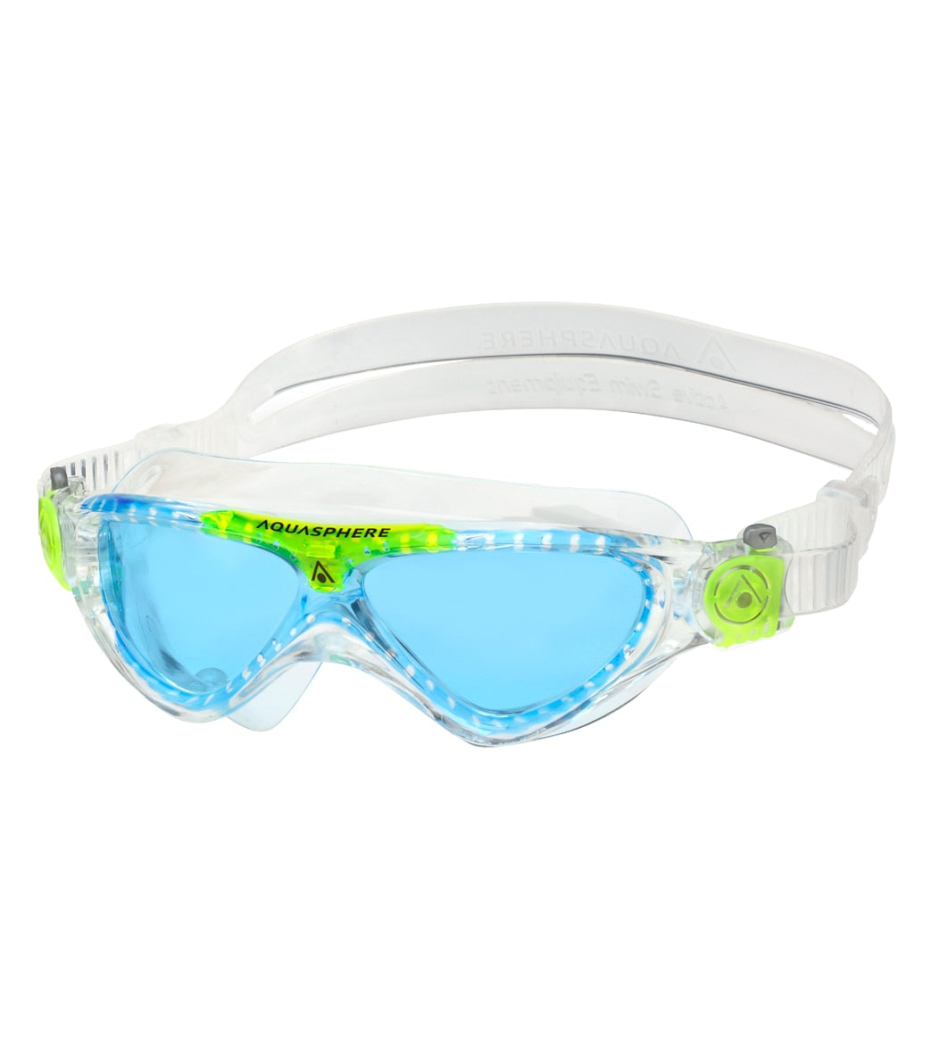 AquaSphere Vista Junior Blue Lens Swim Goggle at SwimOutlet.com
