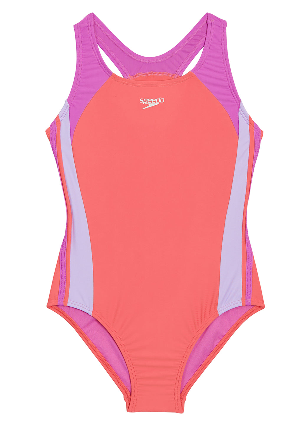 Speedo Girls' Infinity Splice One Piece Swimsuit (Little Kid, Big Kid ...
