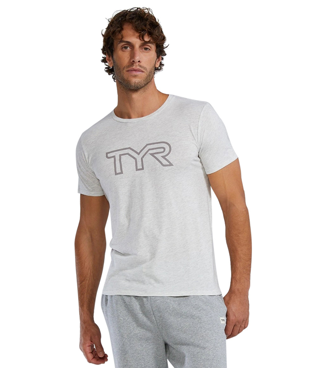 TYR Unisex Ulltasoft Lightweight Big Logo Tech T-Shirt at SwimOutlet.com