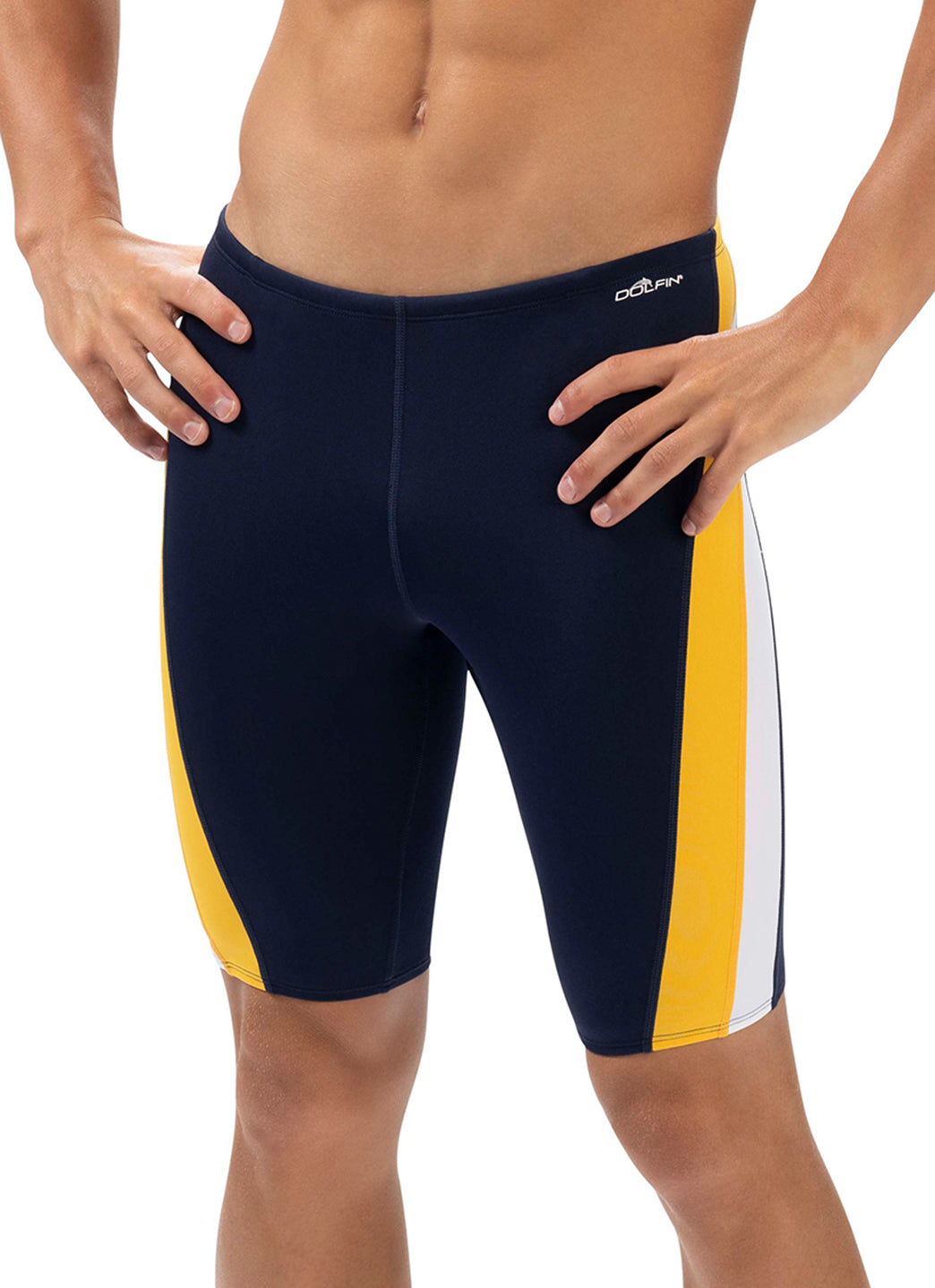 Dolfin Men's Color Block Jammer Swimsuit at SwimOutlet.com