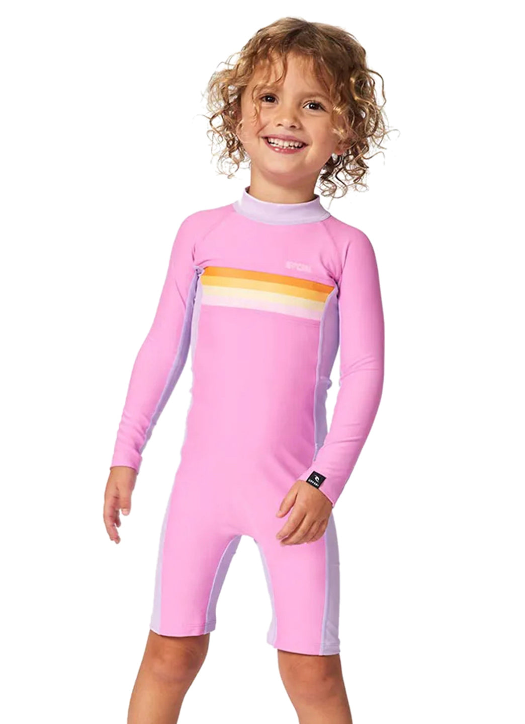 Rip Curl Girls' Rainbow Tide UPF 50+ Long Sleeve Springsuit (Toddler ...
