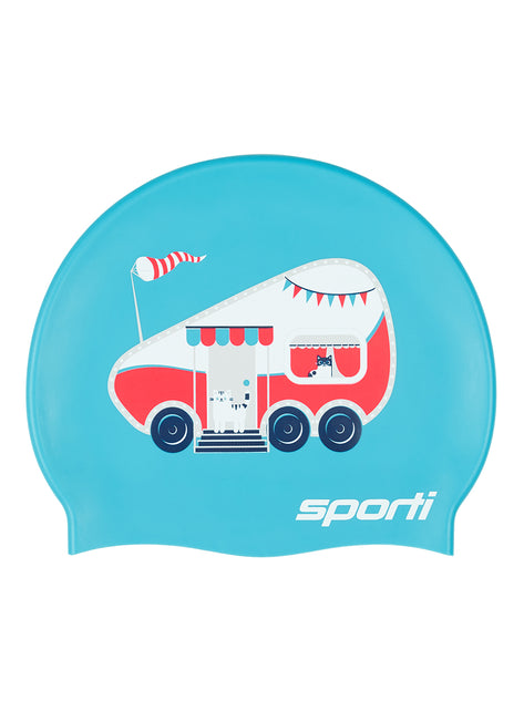 Sporti Roadtrip Silicone Swim Cap at SwimOutlet.com