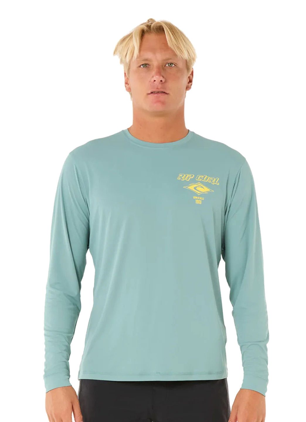 Rip Curl Men's Icons Surflite UPF Long Sleeve Surf Shirt at SwimOutlet.com
