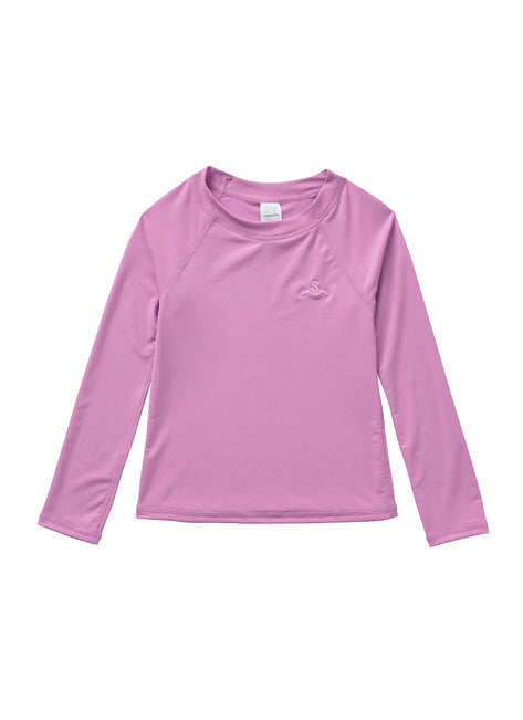 Seaesta Surf Girls' Youth Solid Long Sleeve Rash Guard (Big Kid) at ...