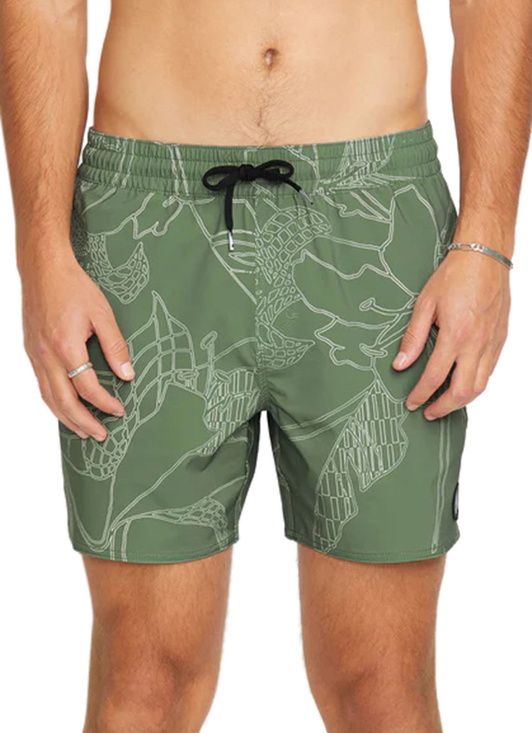 Volcom Men's Lido Print 16" Swim Trunks at SwimOutlet.com