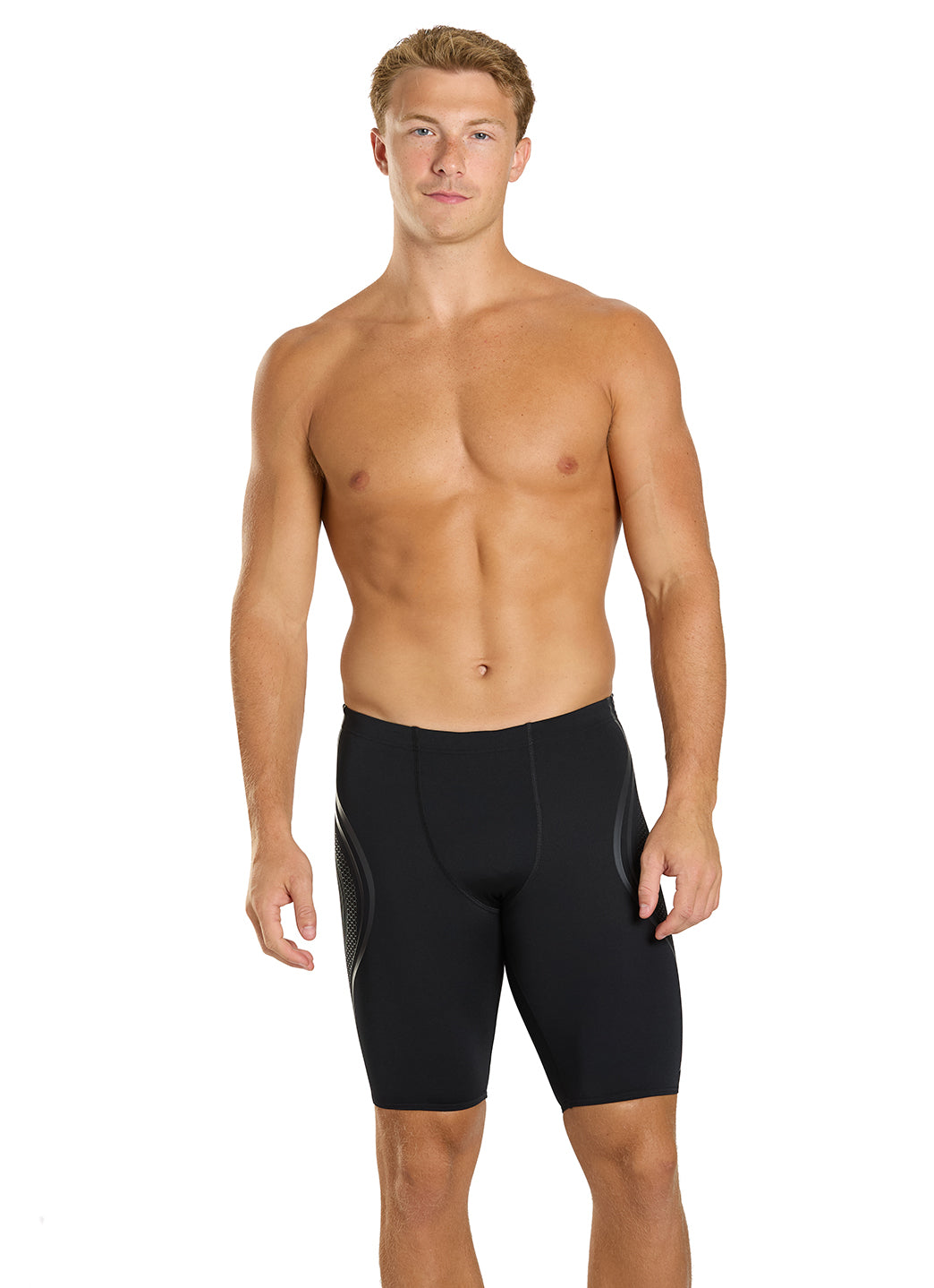 Speedo Men's Printed Movement Jammer Swimsuit at SwimOutlet.com