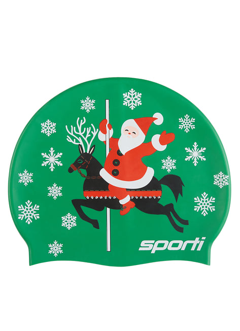 Sporti Jolly Go Round Silicone Swim Cap Jr at SwimOutlet.com
