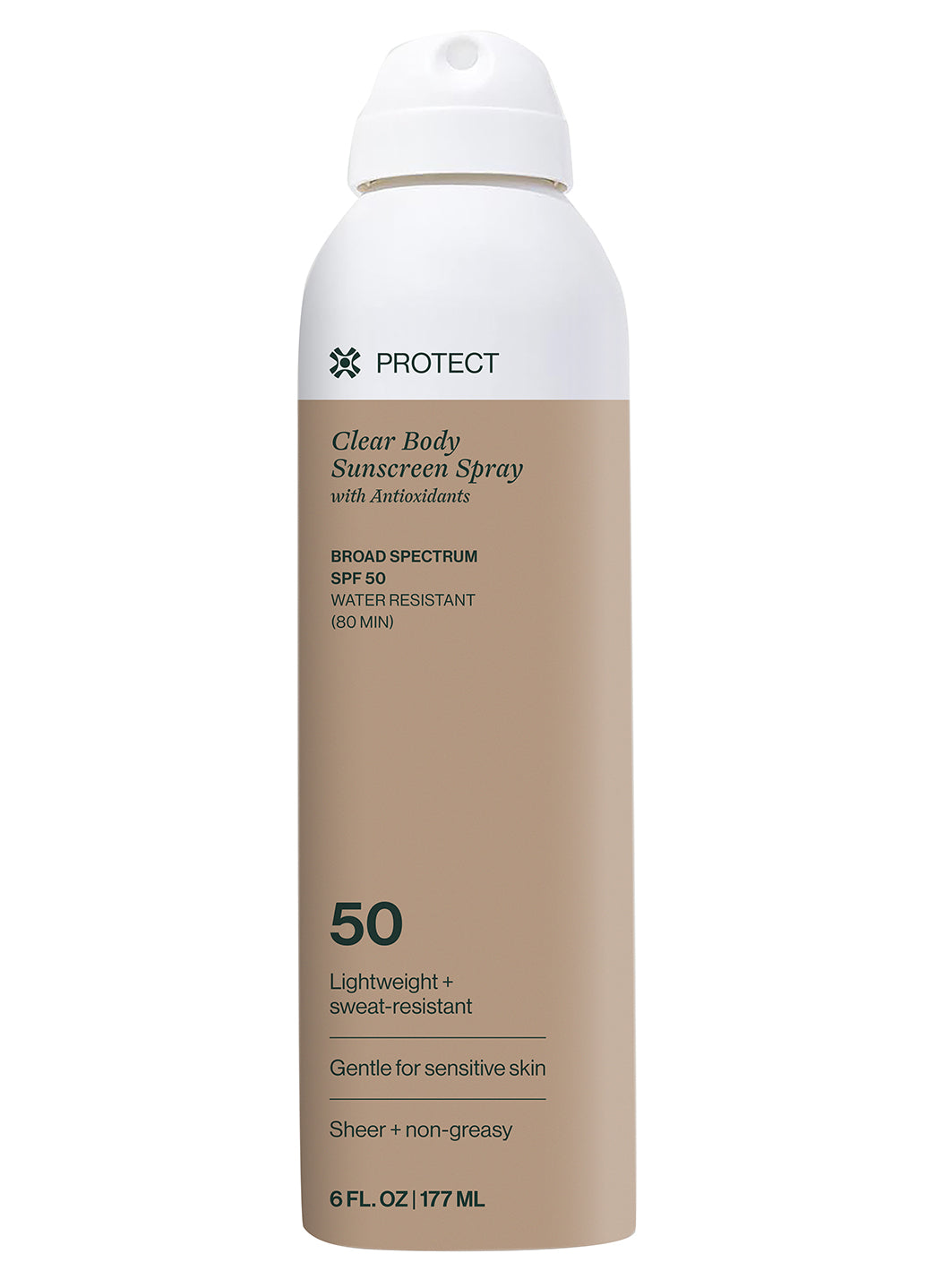 Dermasport Clear Body SPF 50 Sunscreen Spray, Water-Resistant 6fl oz at ...