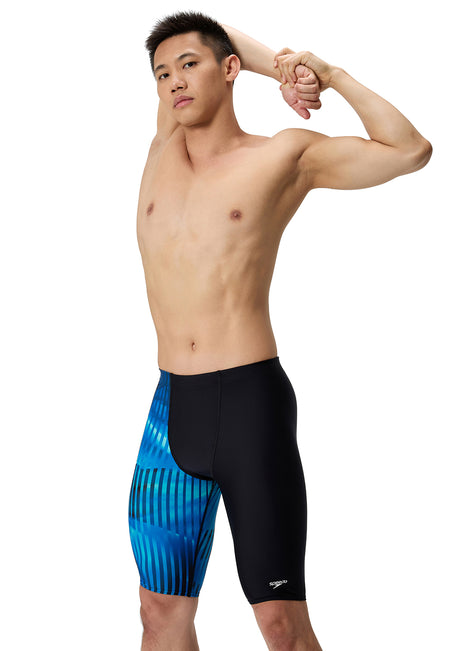 Speedo Men's Linear Lava Jammer Swimsuit at SwimOutlet.com
