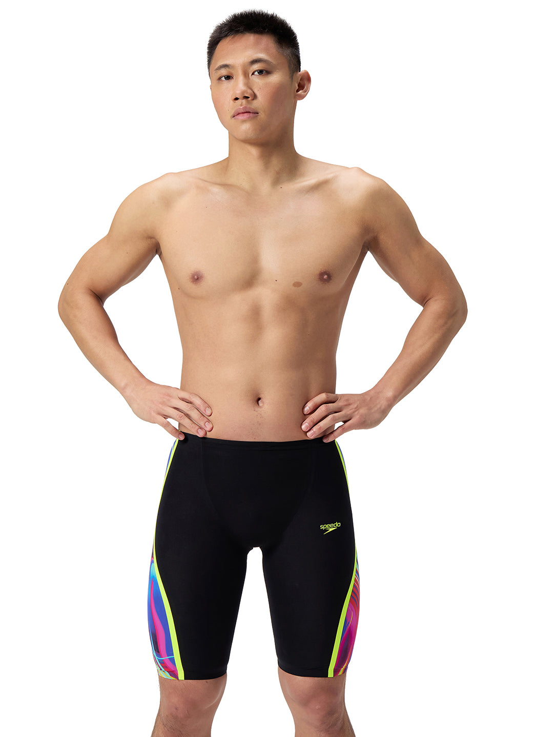 Speedo Men's Printed LZR Intent 2.0 High Waist Jammer Tech Suit ...