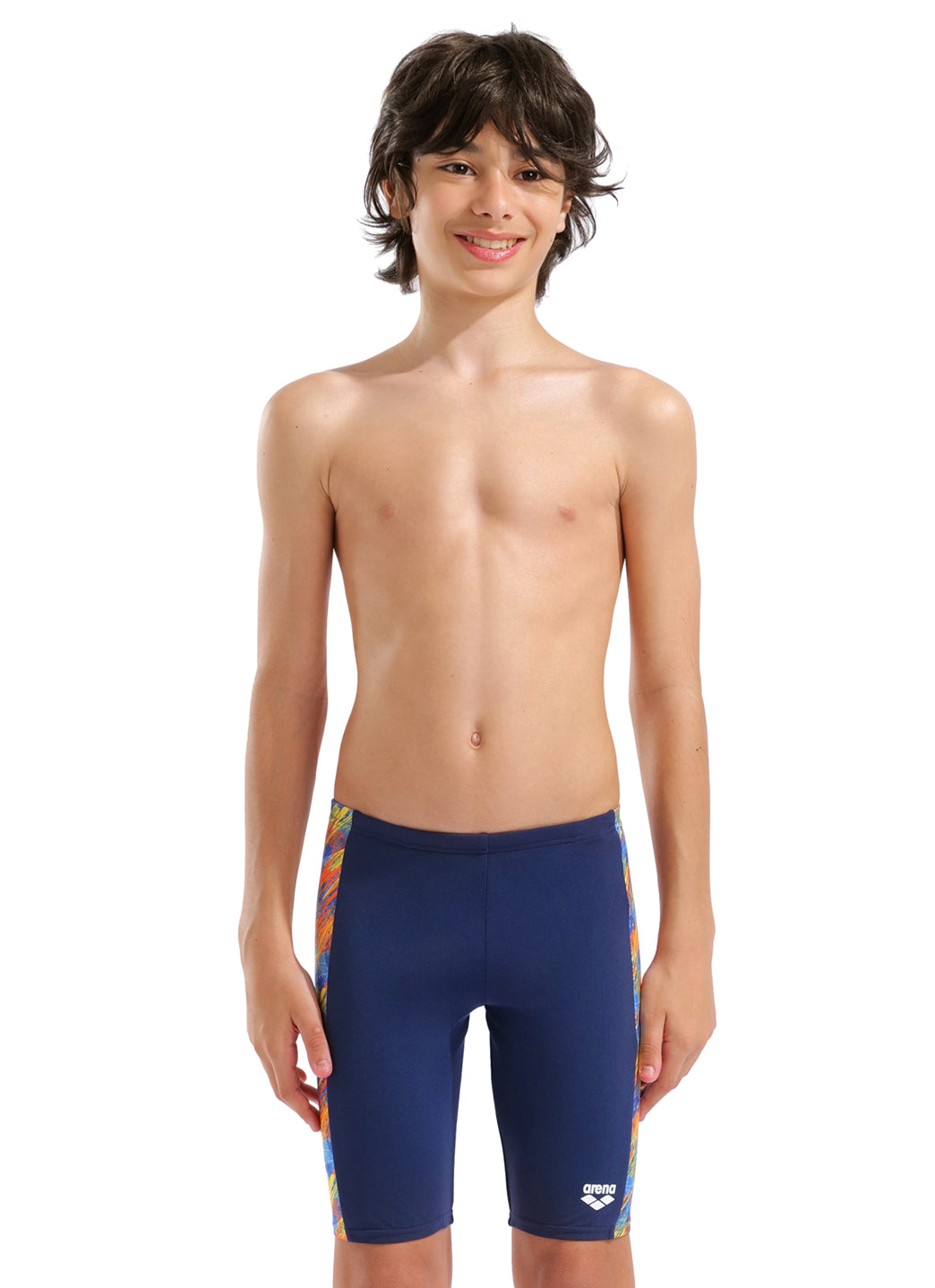 Arena Boys' Draft Print Jammer Swimsuit (Little Kid, Big Kid) at ...