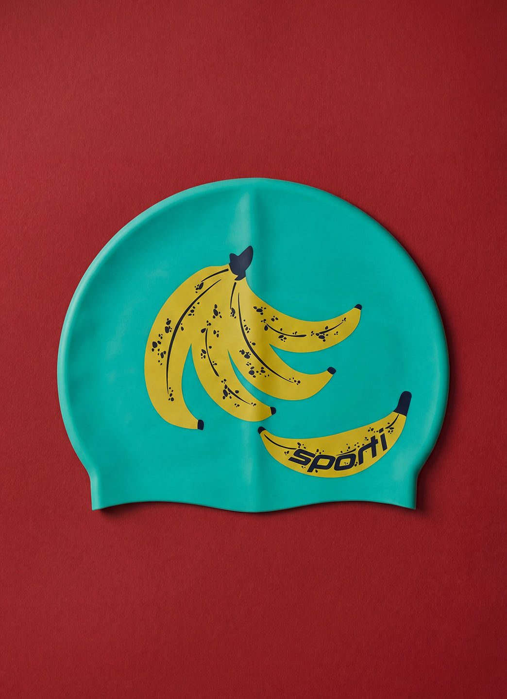 Sporti Bananas Silicone Swim Cap at SwimOutlet.com