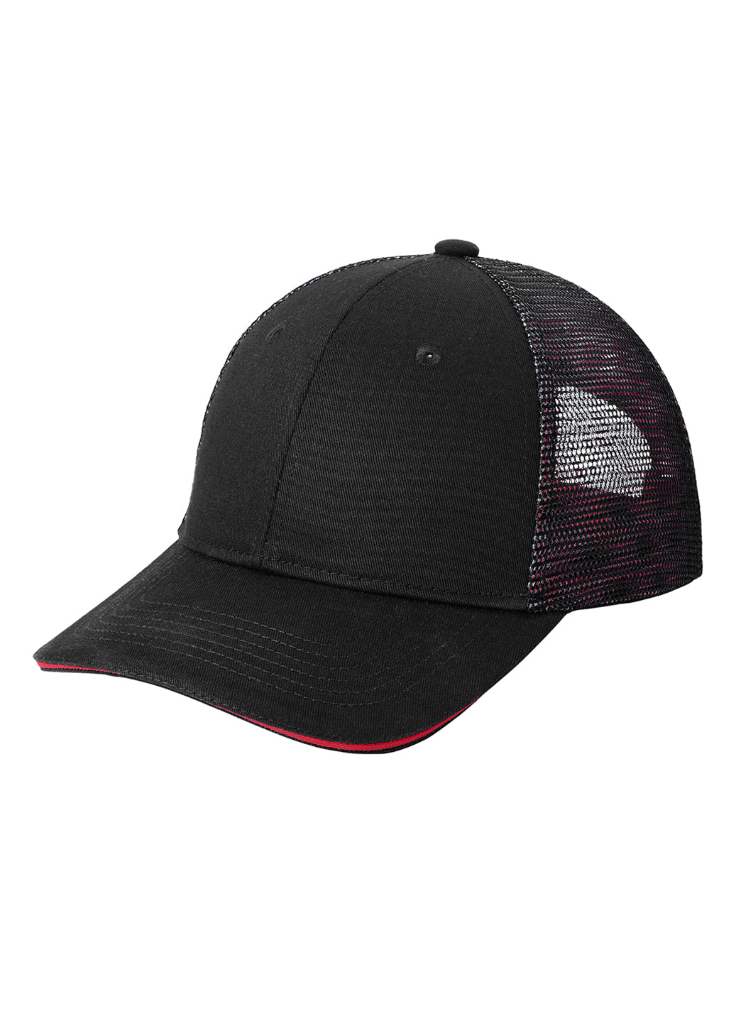 Port Authority Double Mesh Snapback Sandwich Bill Cap at SwimOutlet.com
