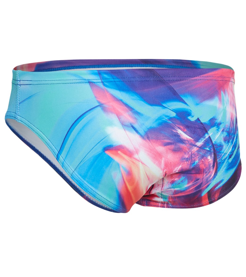 Turbo Men's Multi Bright Water Polo Brief at SwimOutlet.com