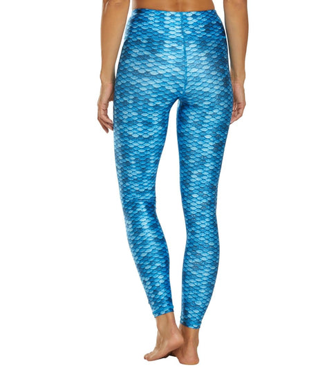SlipIns Aqua Mermaid Sea Swim Tights at SwimOutlet.com