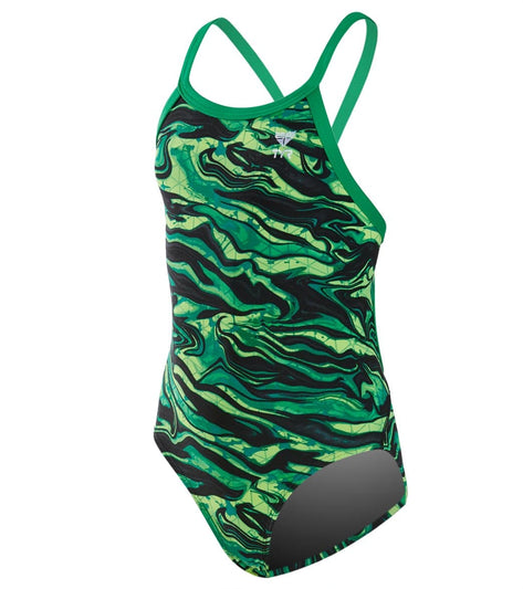 TYR Miramar Youth Diamondfit One Piece Swimsuit at SwimOutlet.com