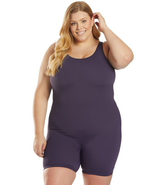 Sporti Plus Size HydroLast Chlorine Resistant Scoop Back Unitard One ...