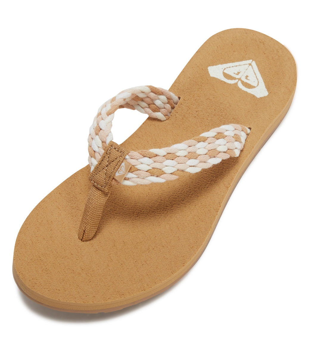 Roxy Women's Porto III Braid Flip Flop at SwimOutlet.com