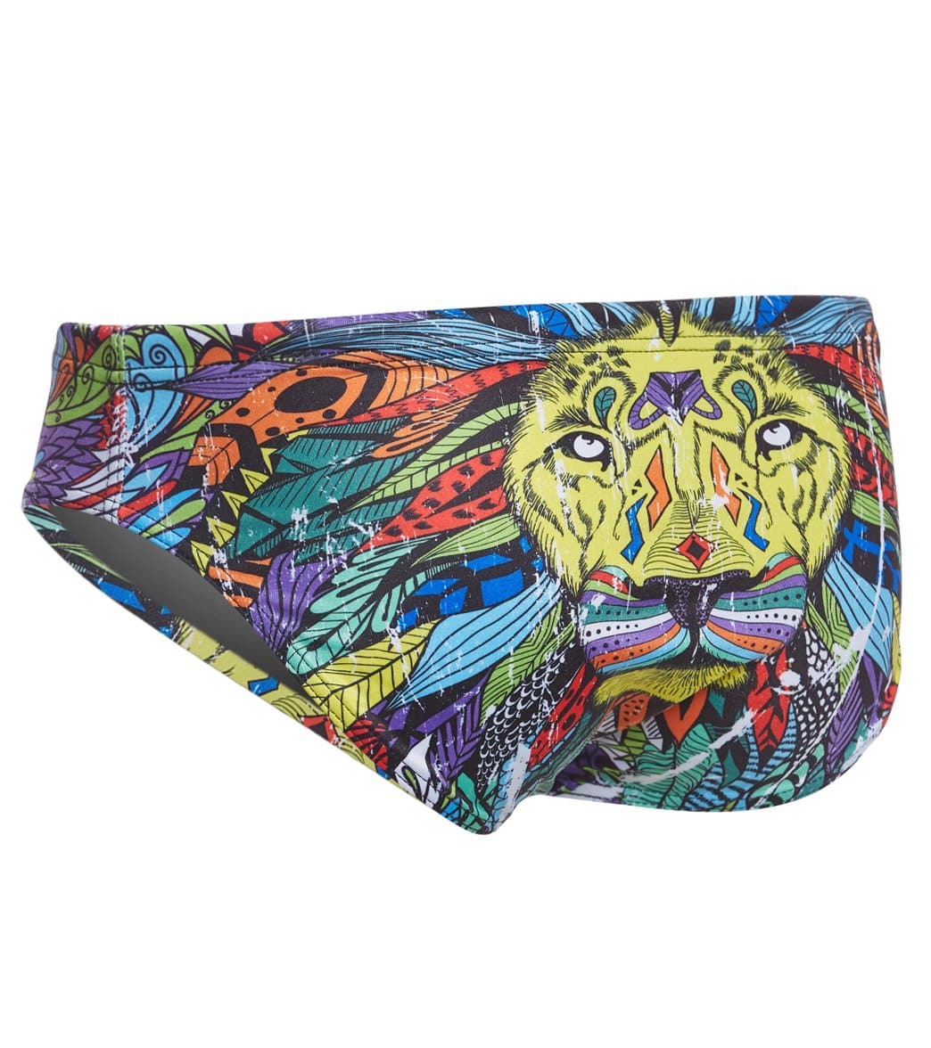 Turbo Men's Lion Water Polo Brief at SwimOutlet.com