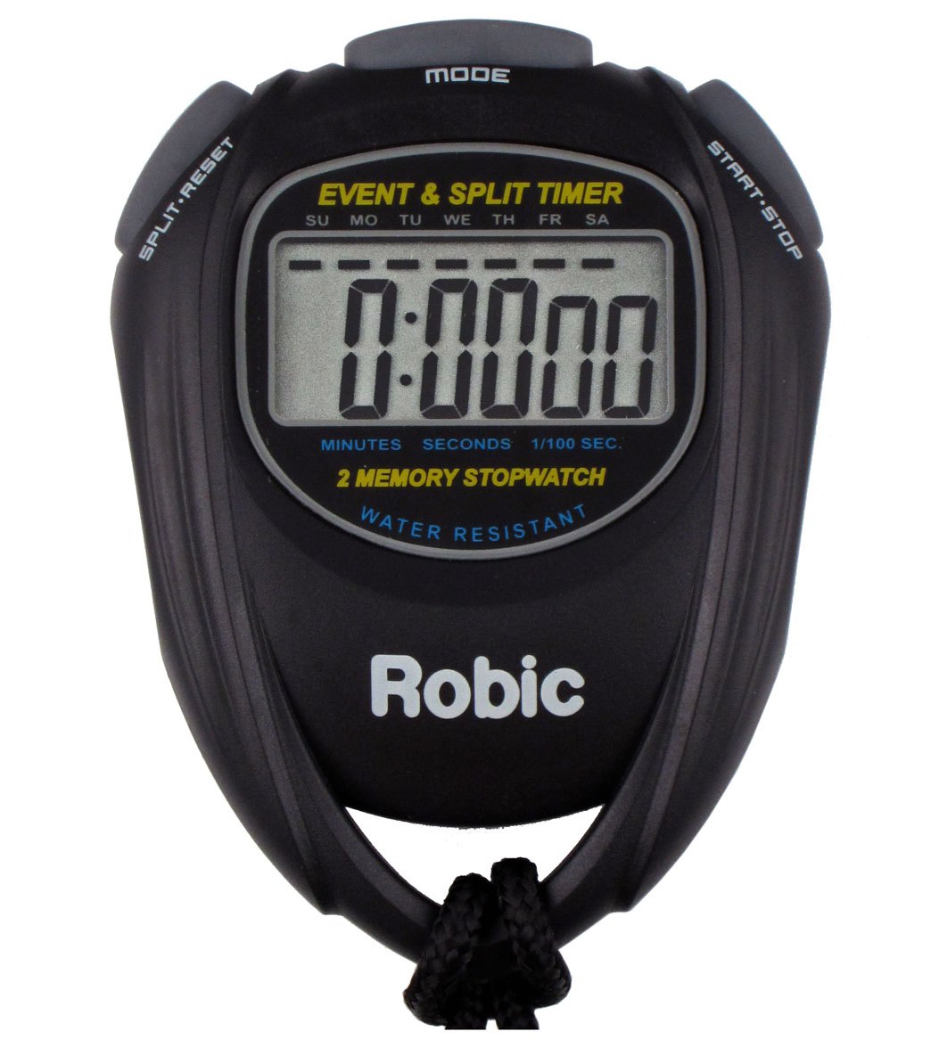 Robic SC-539 Water Resistant Event and Split Time Stop Watch at ...