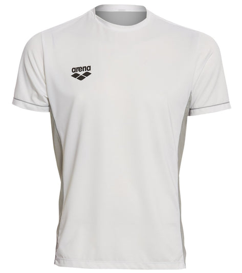 Arena Men's Team Line Crew Neck Short Sleeve Tech T Shirt at SwimOutlet.com