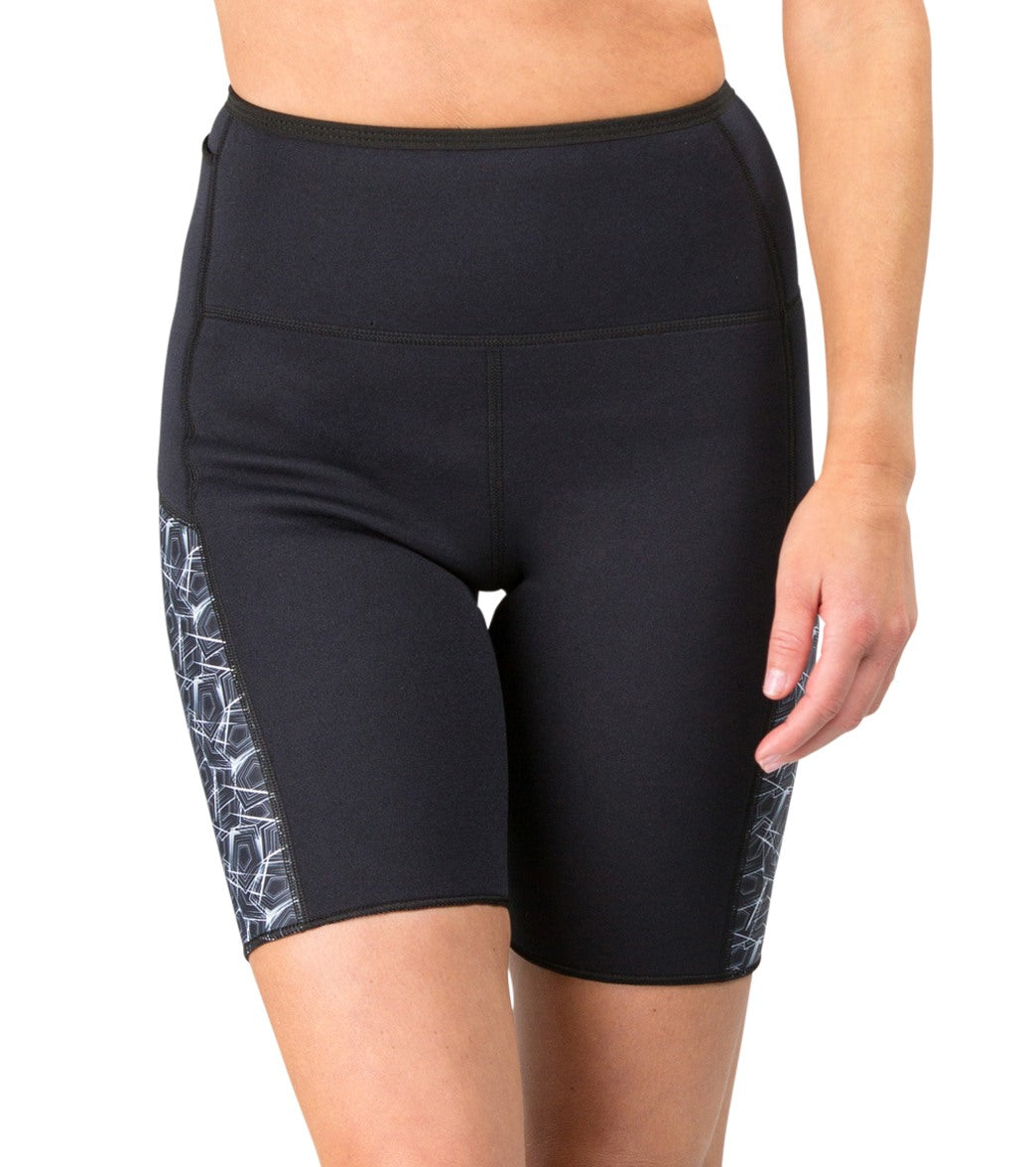 Delfin Spa Heat Maximizing Printed Short at SwimOutlet.com