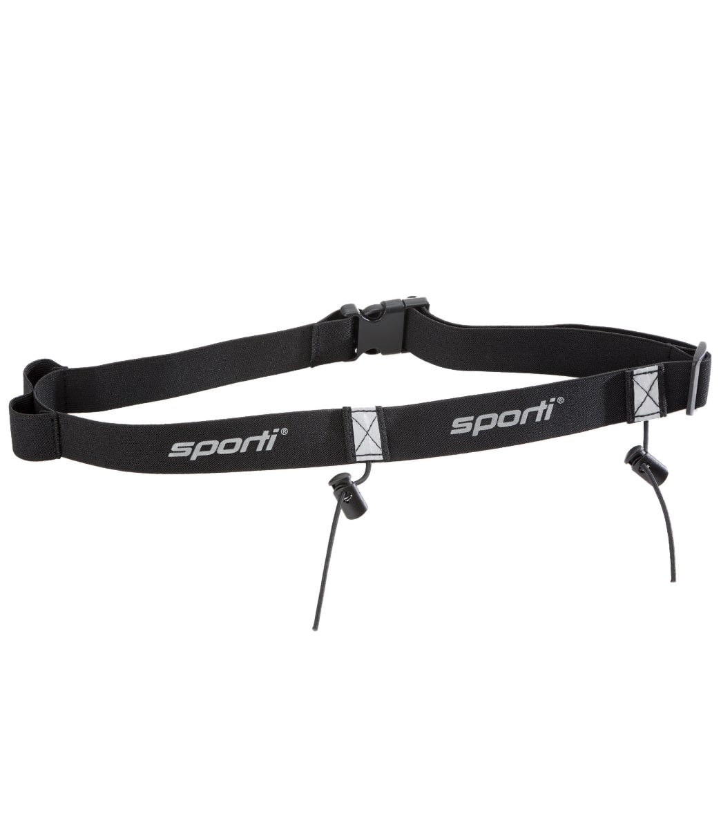 Sporti Triathlon Race Belt with Nutrition Loops at SwimOutlet.com
