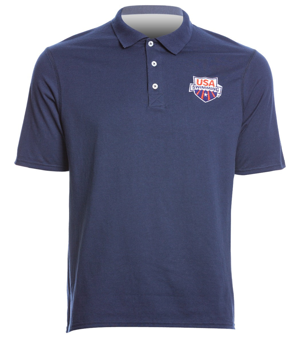 USA Swimming Unisex Polo at SwimOutlet.com