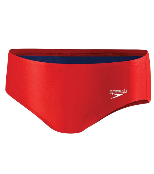 Speedo PowerFLEX Eco Solid Youth Brief Swimsuit at SwimOutlet.com