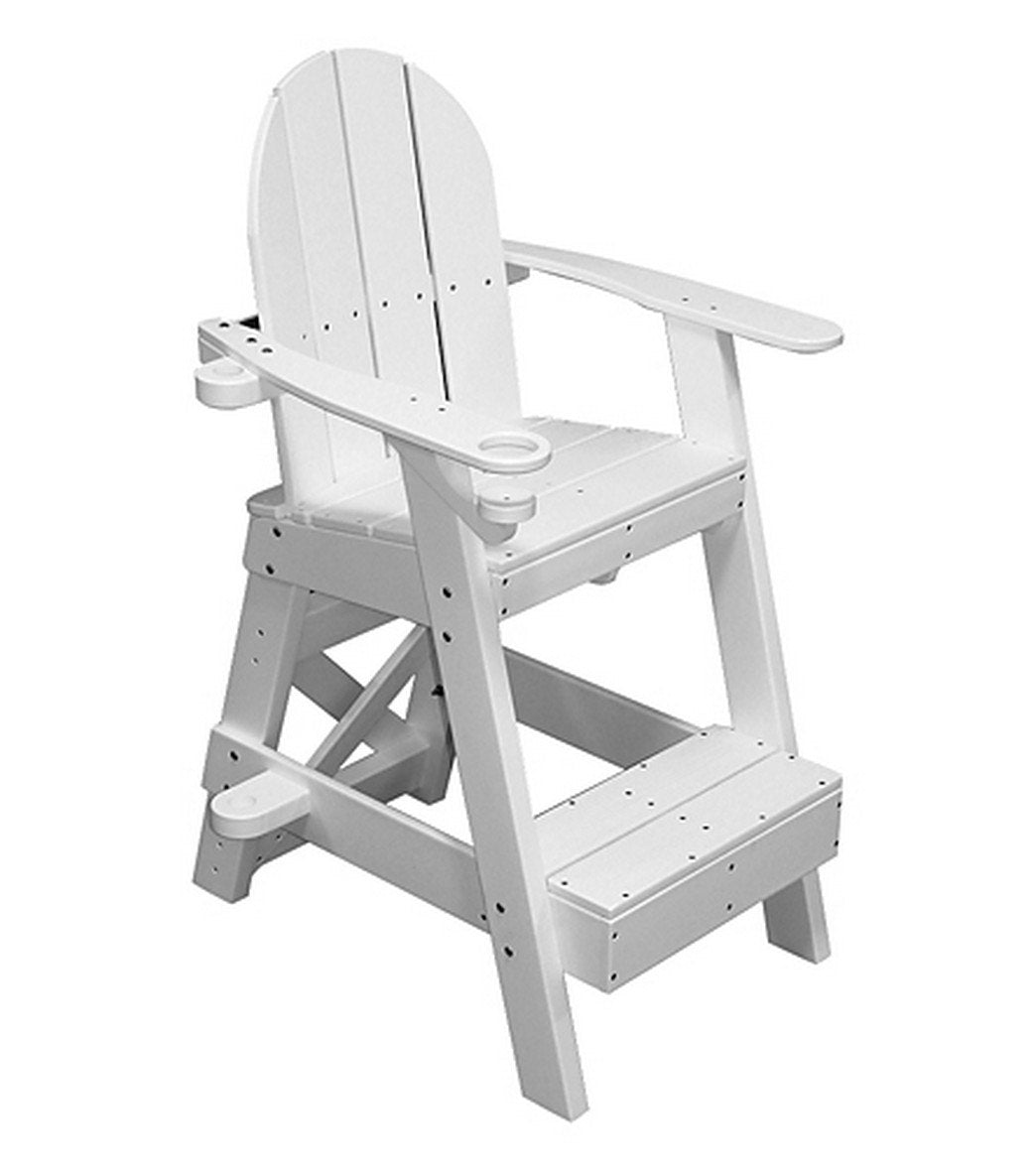 Tailwind Recycled Plastic Lifeguard Chair w/Step at SwimOutlet.com