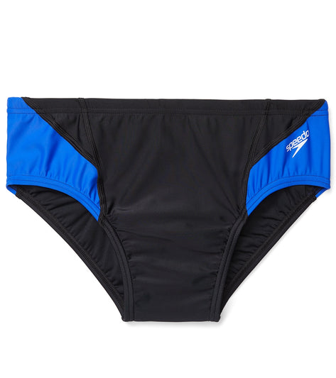 Speedo Men's Powerflex Eco Tone Setter Brief Swimsuit at SwimOutlet.com