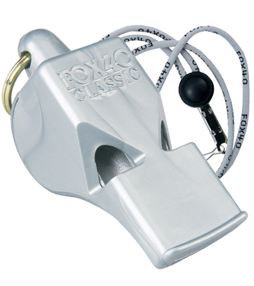 Fox 40 Classic Official Lifeguard Whistle with Breakaway Lanyard at ...