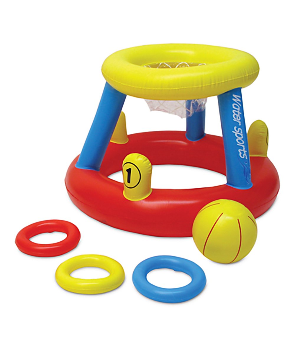 Poolmaster Water Basketball with Ring Toss Game at SwimOutlet.com