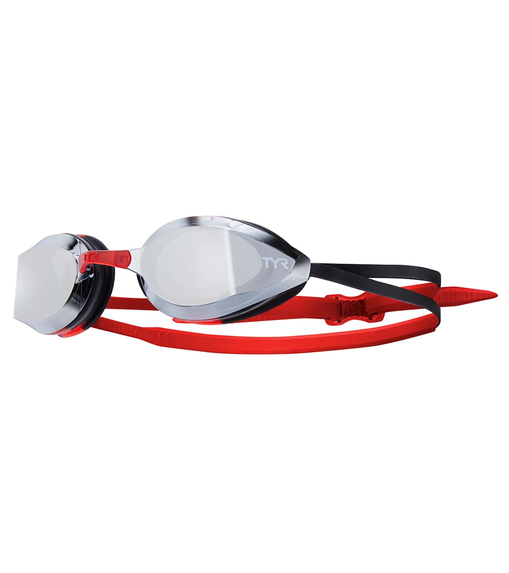 TYR Edge-X Racing Mirrored Adult Fit Goggle at SwimOutlet.com