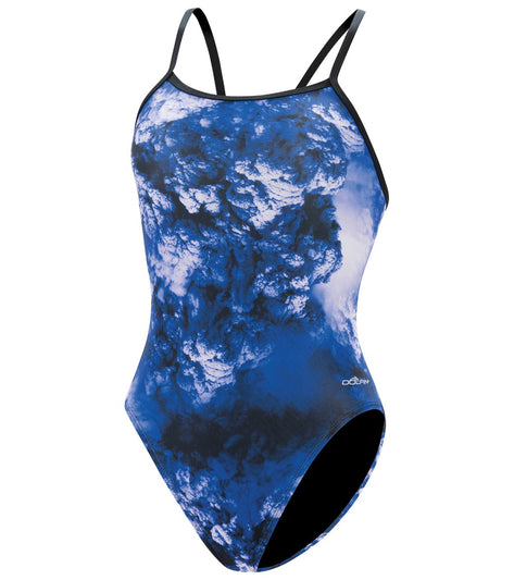 Dolfin Women's Reliance Cyclone String Back One Piece Swimsuit at ...