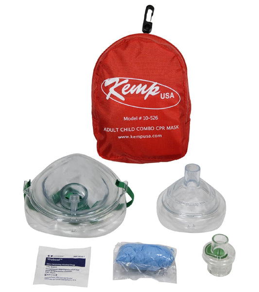 KEMP Adult and Child Combo CPR Pocket Mask Set at SwimOutlet.com