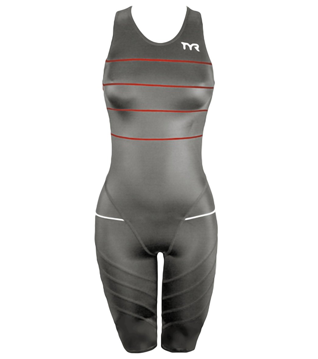 TYR Aqua Shift Female Short John Zipperback Tech Suit Swimsuit at ...