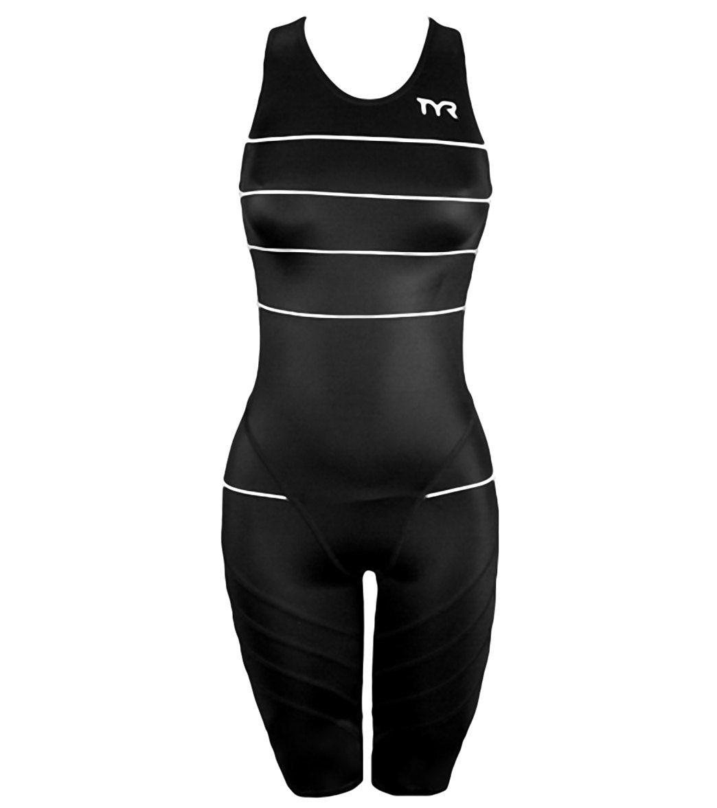 TYR Aqua Shift Female Short John Zipperback Tech Suit Swimsuit at ...