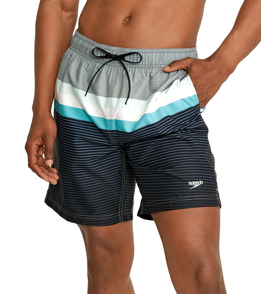 Speedo Men's 18" Printed Redondo Edge Swim Trunks at SwimOutlet.com