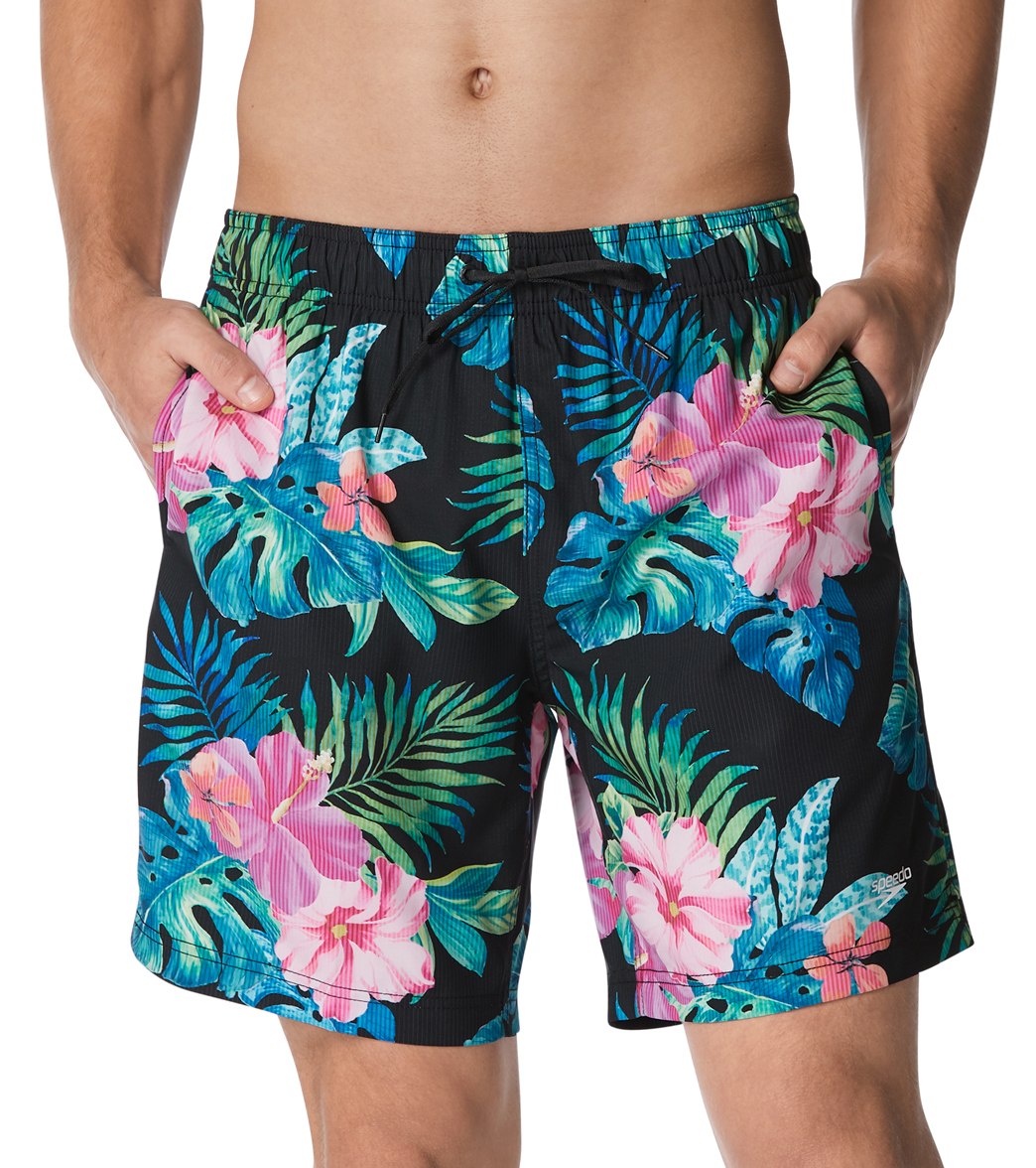 Speedo Men's 18" Printed Swim Trunks at SwimOutlet.com
