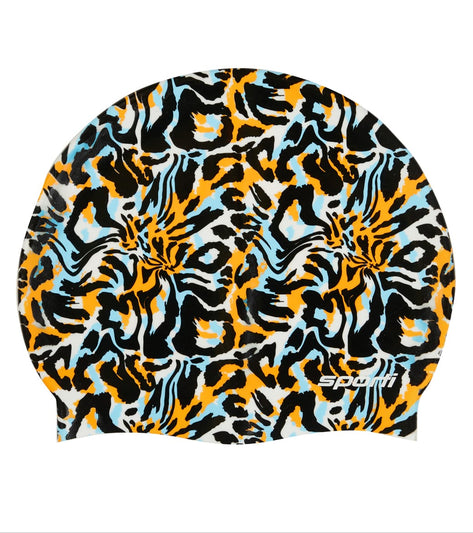 Sporti Tiger Mingle Silicone Swim Cap at SwimOutlet.com