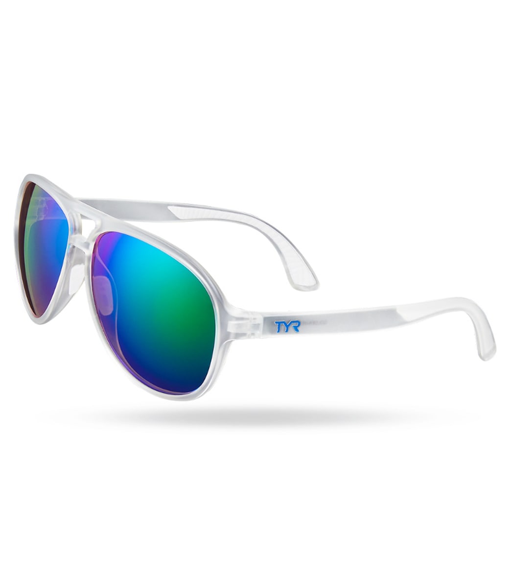 TYR Unisex Goldenwest Aviator (Large) Sunglasses at SwimOutlet.com