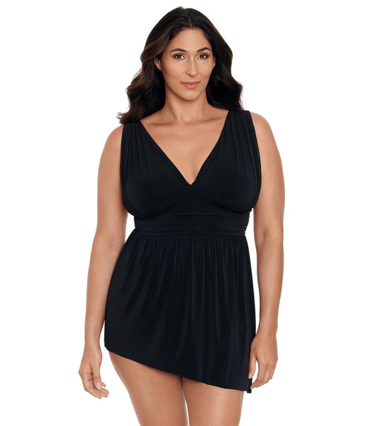 Longitude Women's Night Gala Goddess Flyaway Long Torso Swim Dress at ...