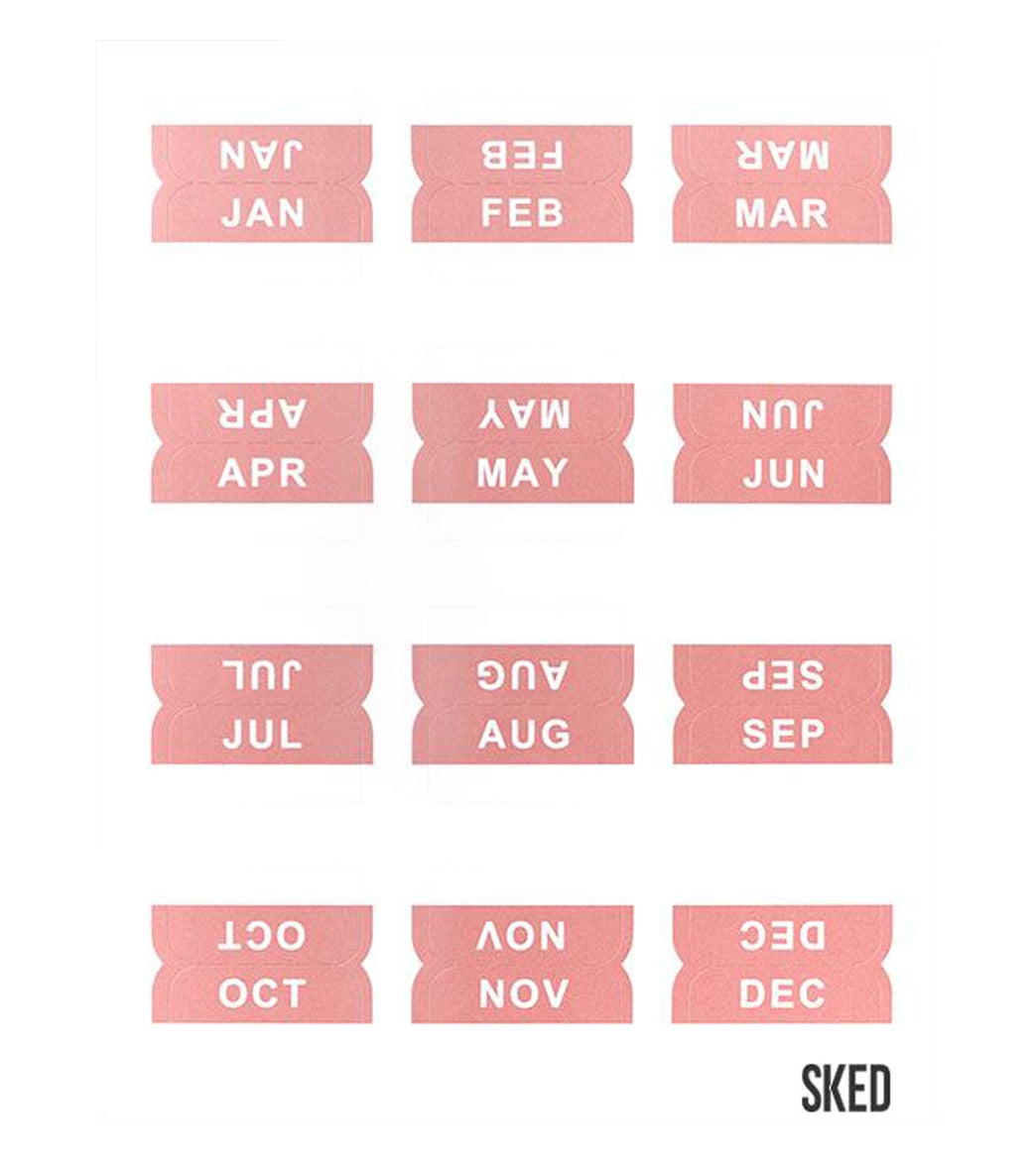 Sked Planner Monthly Tab Stickers at SwimOutlet.com