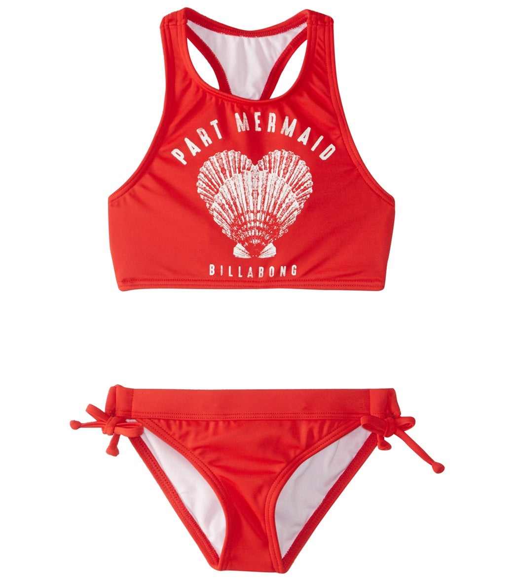 Billabong Girls' Sol Searcher High Neck Bikini Set (4-14) at SwimOutlet.com