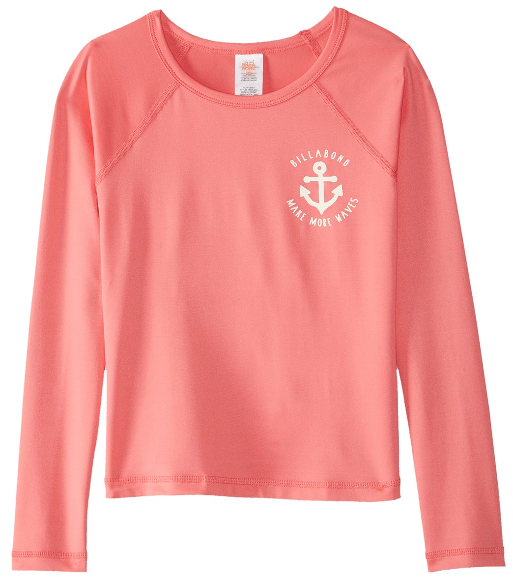 Billabong Girls' Sol Searcher L/S Rashguard (4-14) at SwimOutlet.com