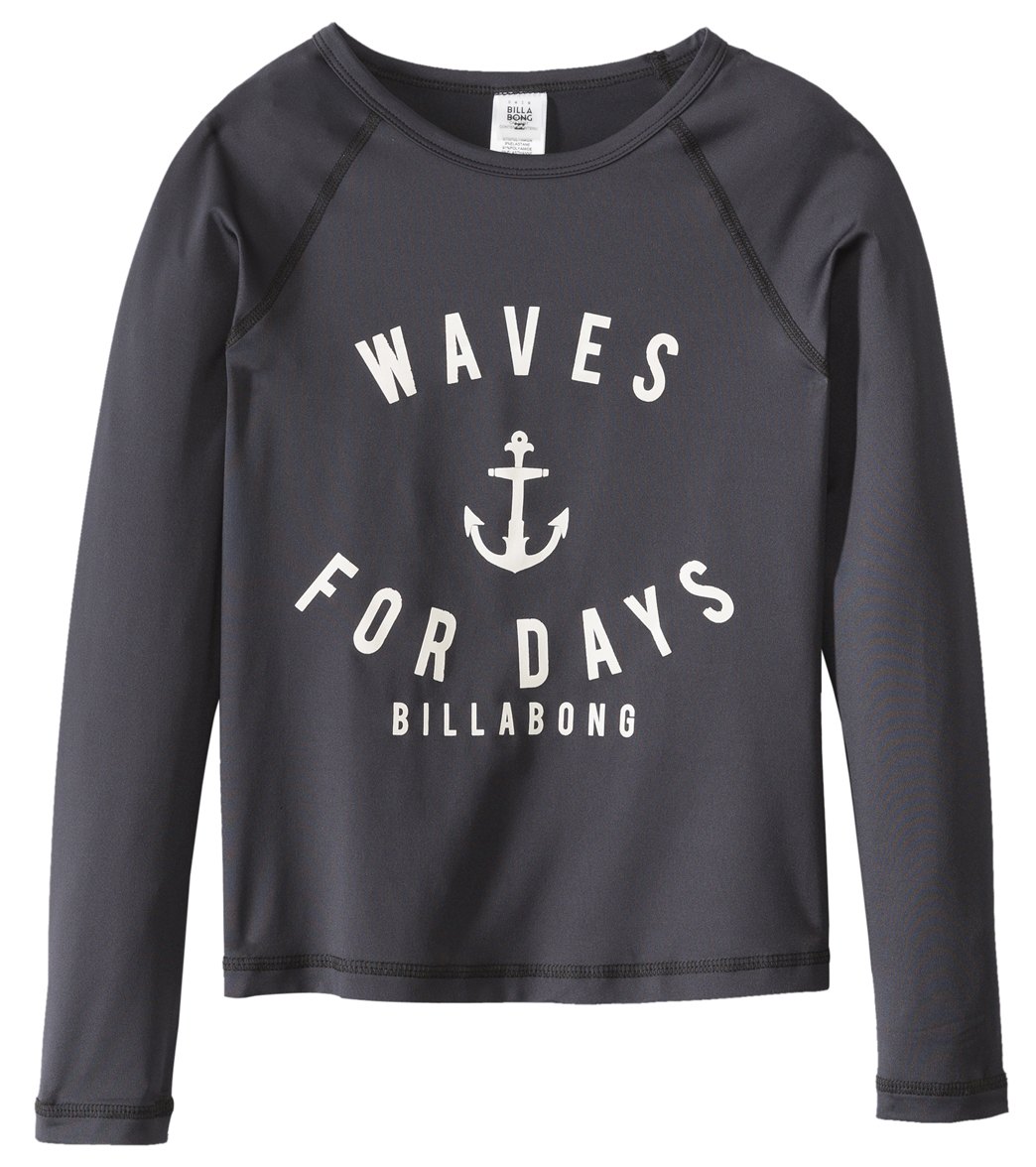 Billabong Girls' Sol Searcher L/S Rashguard (4-14) at SwimOutlet.com